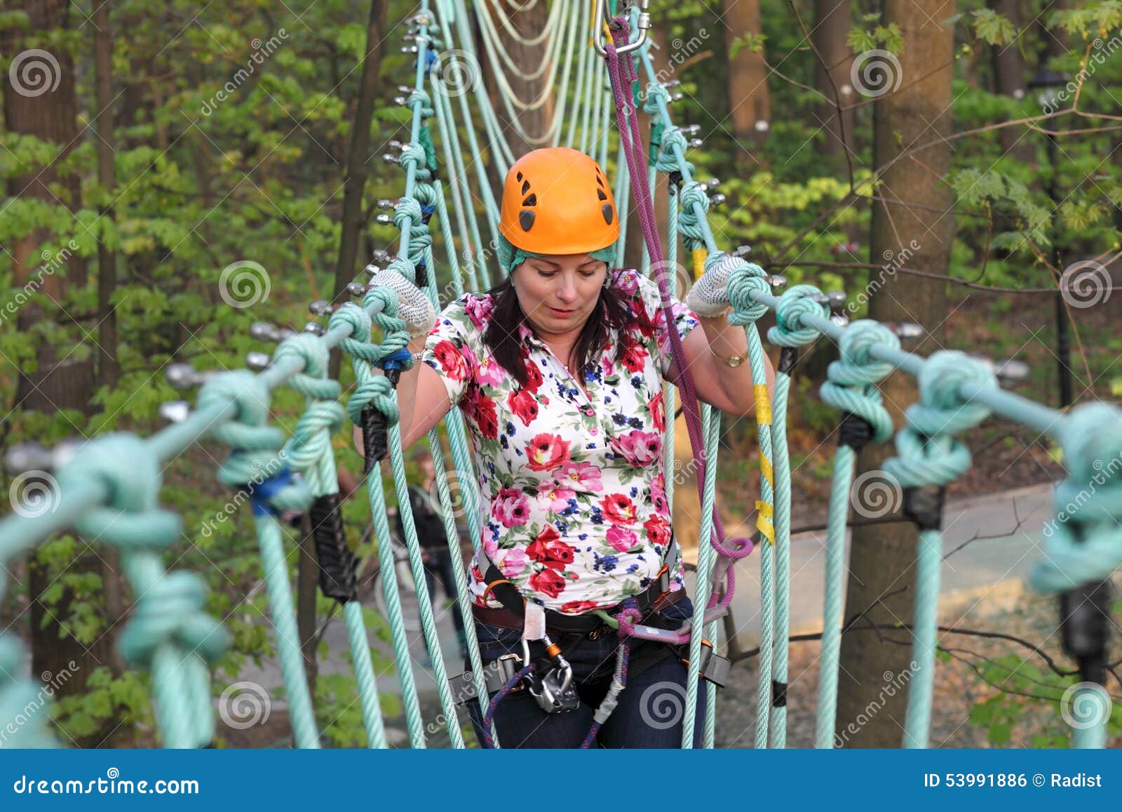 Person climbing on a rope stock photo. Image of high - 53991886