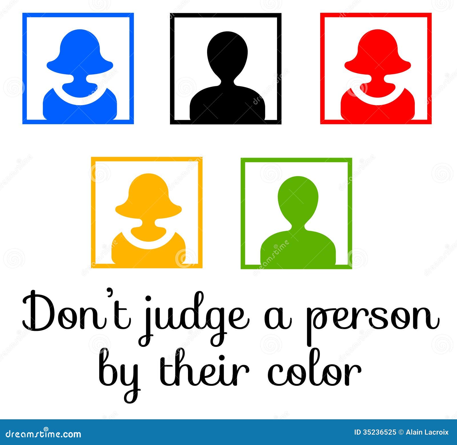 Judging Person Of MBTI Types Or Models, Flat Vector Illustration ...