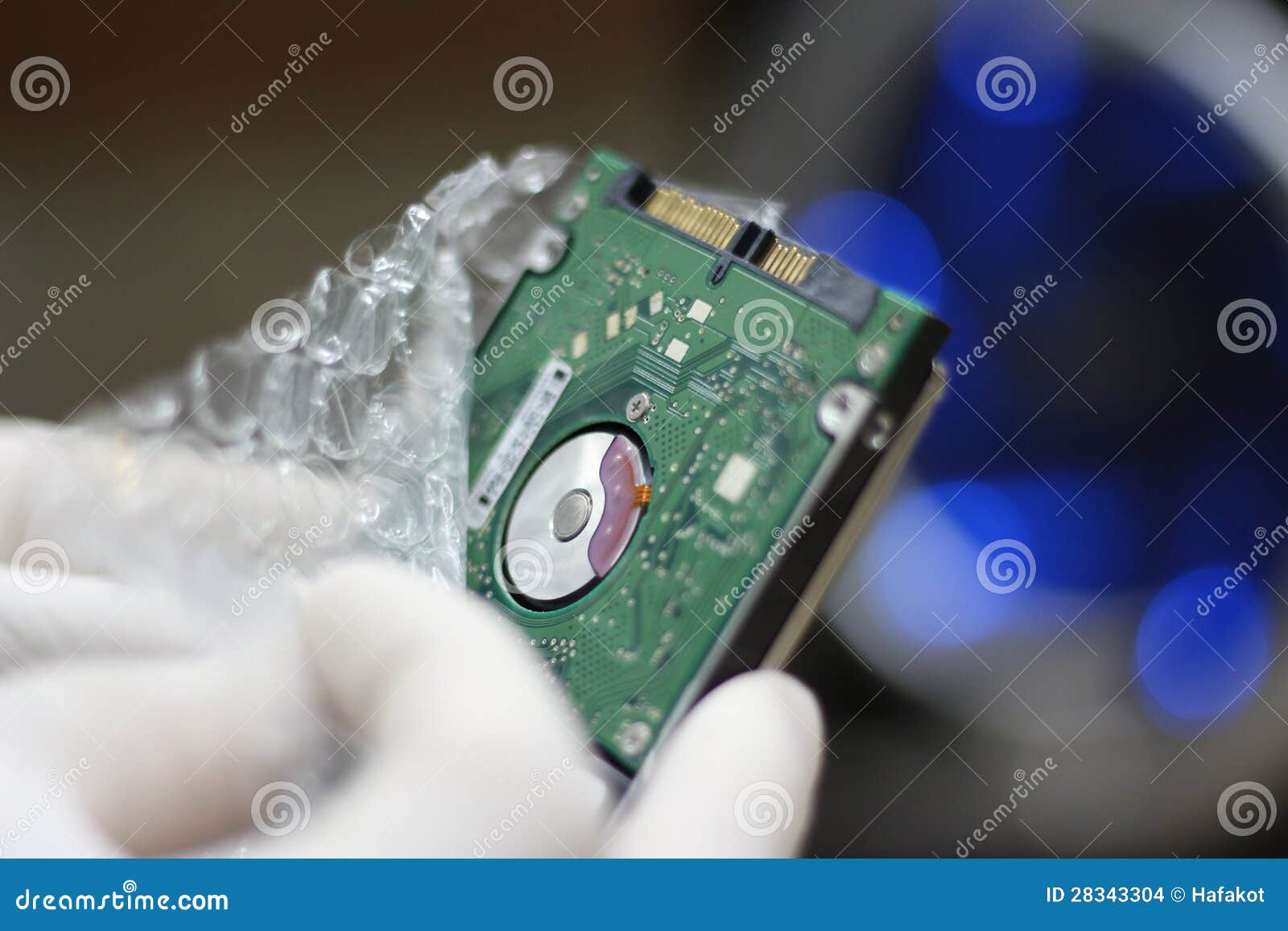 Person with Computer Hard Drive Disc Stock Photo - Image of hard, hand ...