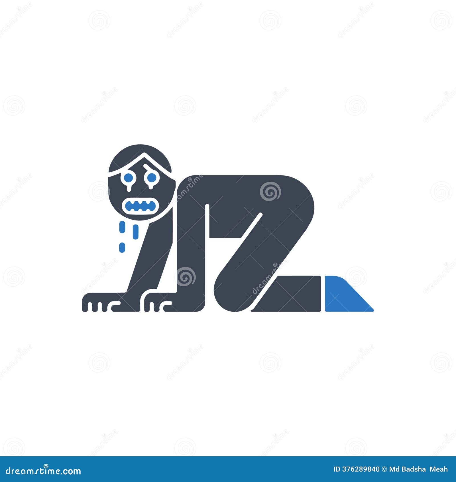 Fear Icon Vector From Classics Collection. Thin Line Fear Outline Icon ...