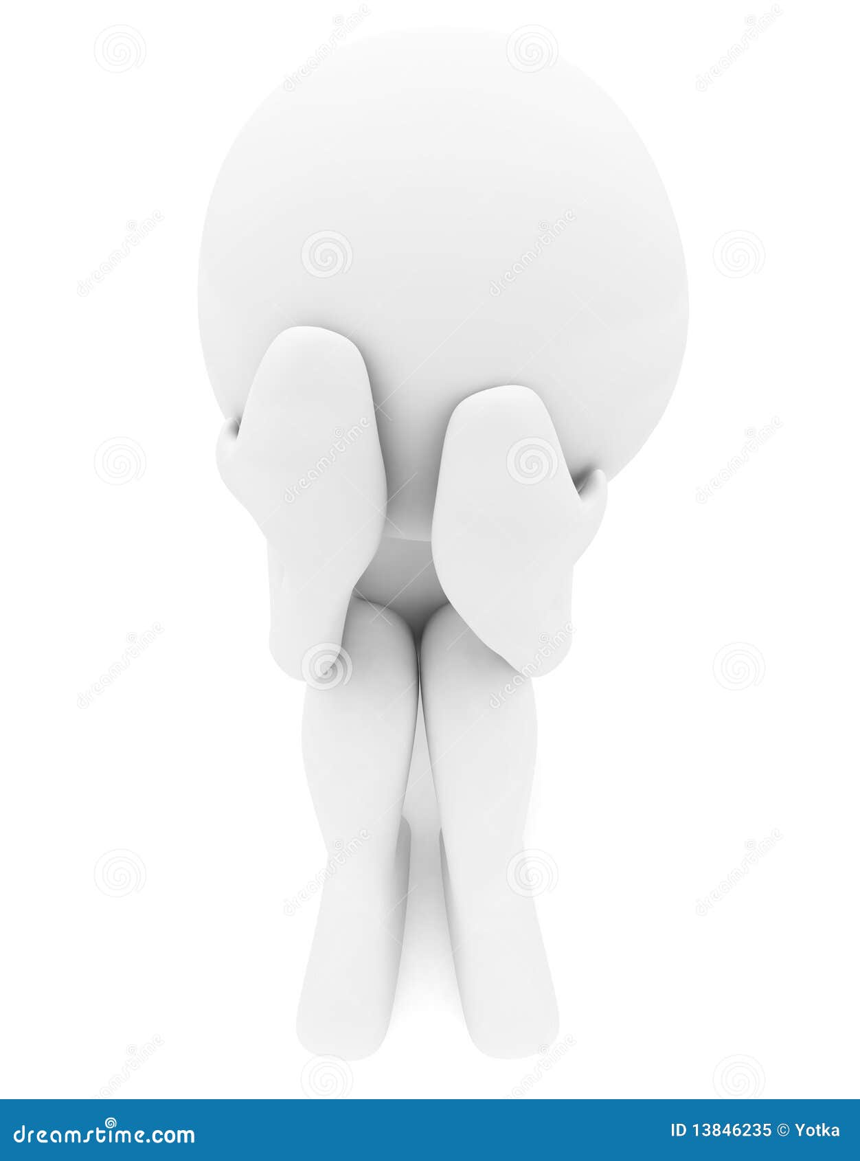 Old Person Crying Vector. Cartoon. Isolated Art On White Background ...