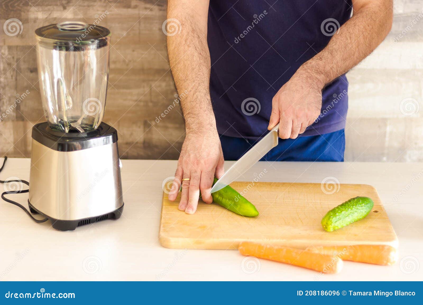Person cutting vegetables stock photo. Image of cook - 208186096