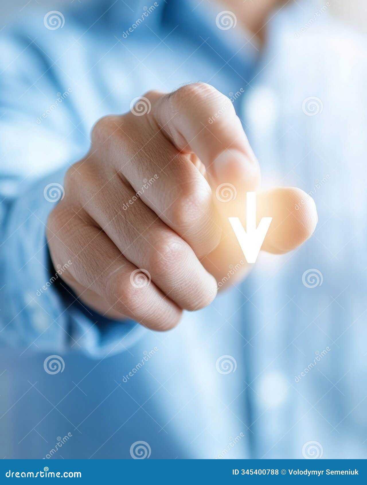 Person Highlights Map Locations. Digital Map Shows Network Of Routes ...