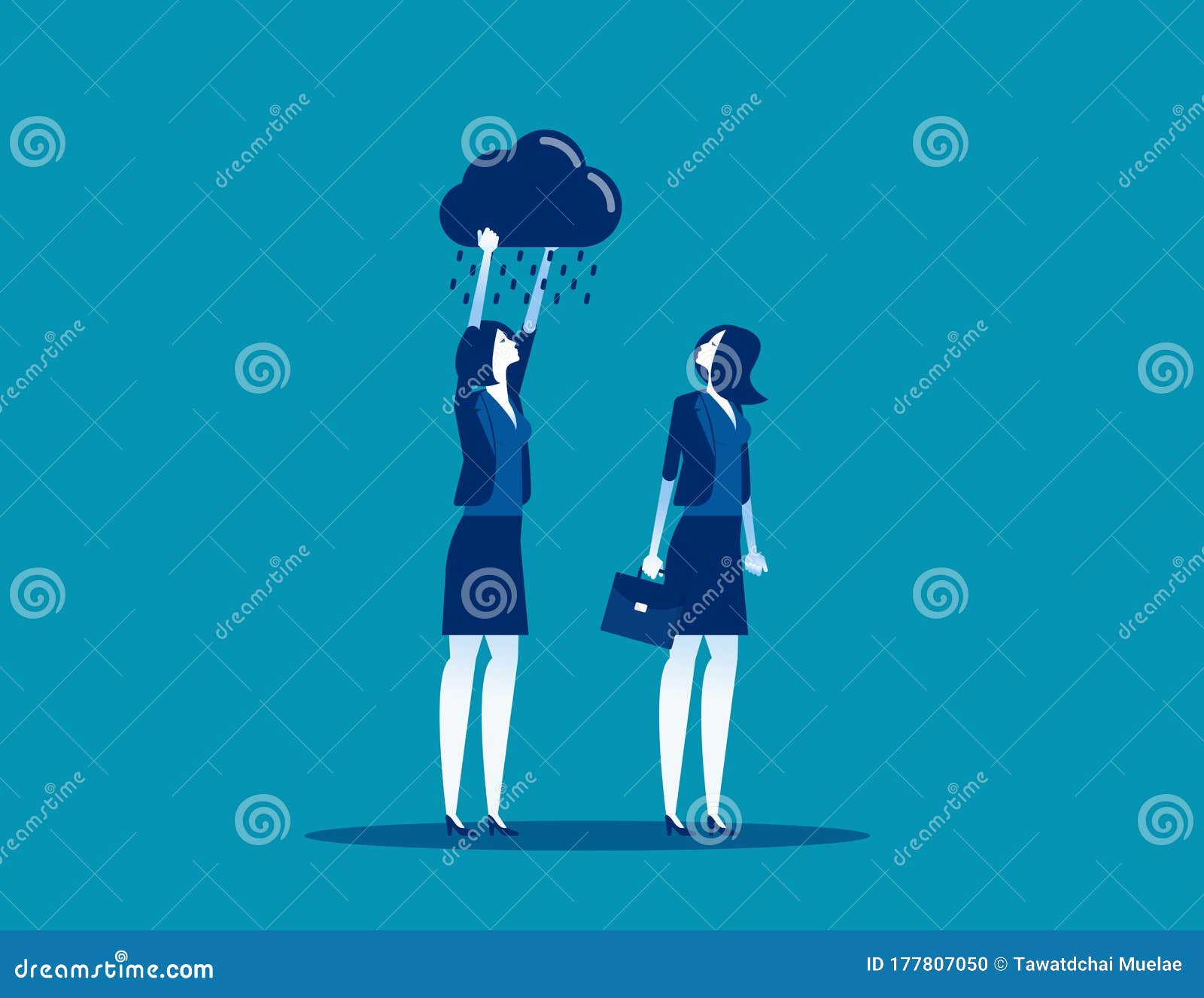 Person Depression Sadness. Hopelessness Concept Stock Vector ...