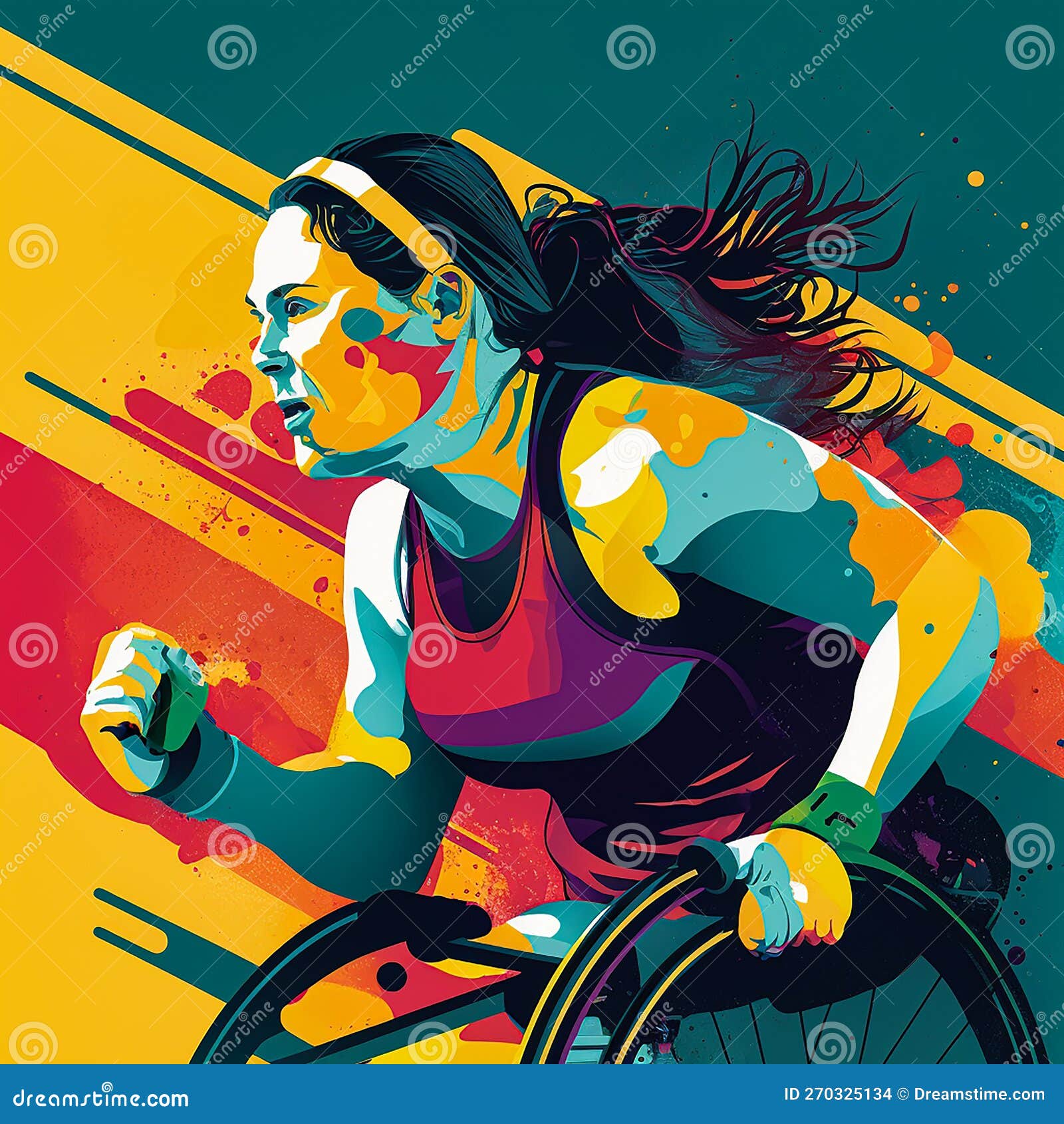 Person with a Disability Engaging in a Physical Activity or Sport Stock ...