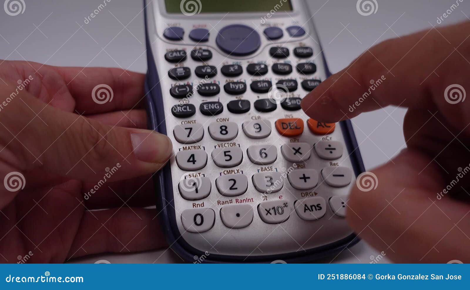 Person Doing Calculations. Back To School Stock Footage - Video of hand ...