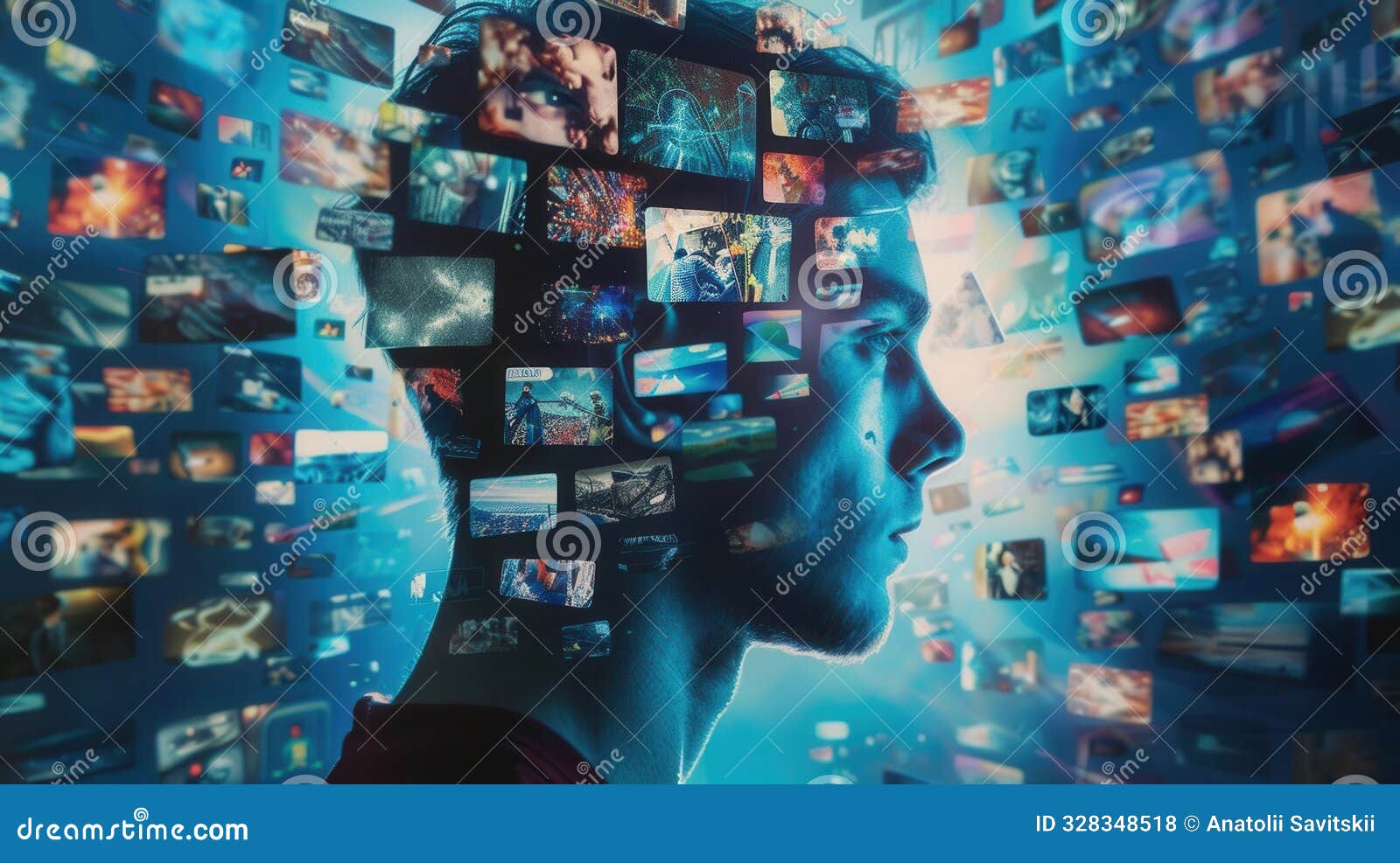 A Person Envisions an Array of Eclectic Images, Demonstrating the ...