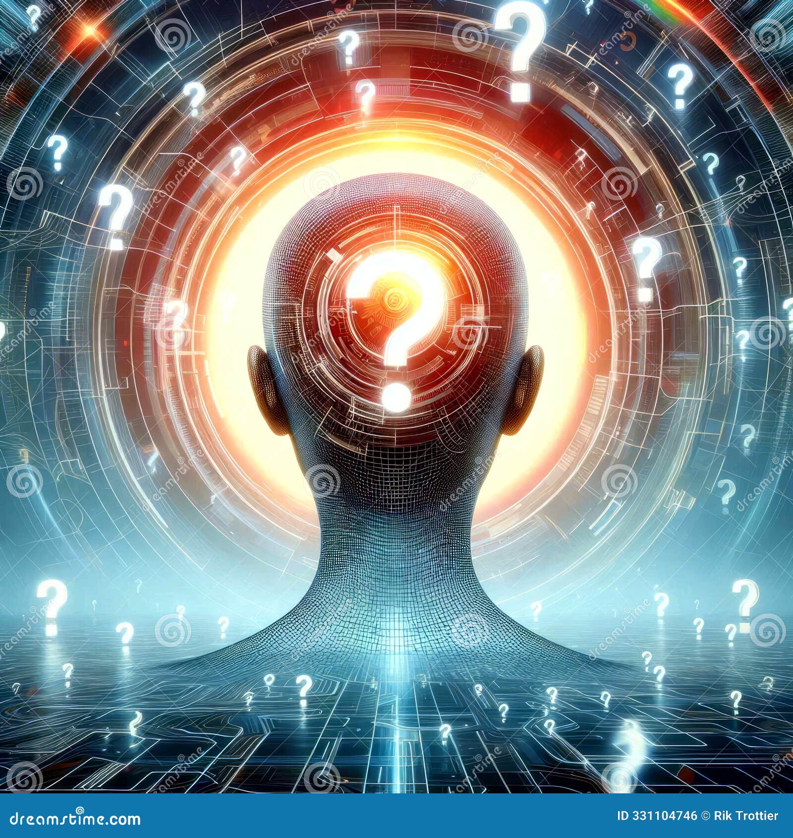 Person Facing Difficult Technical Decisions Stock Illustration ...