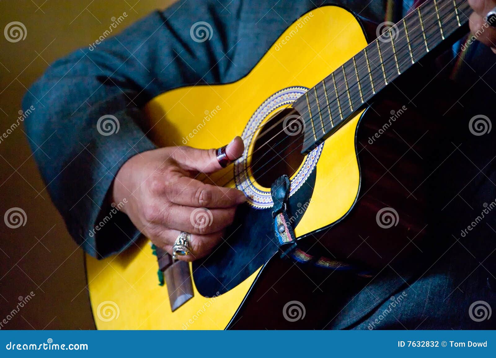 Person Finger Picking Guitar Stock Photo - Image of entertainment ...