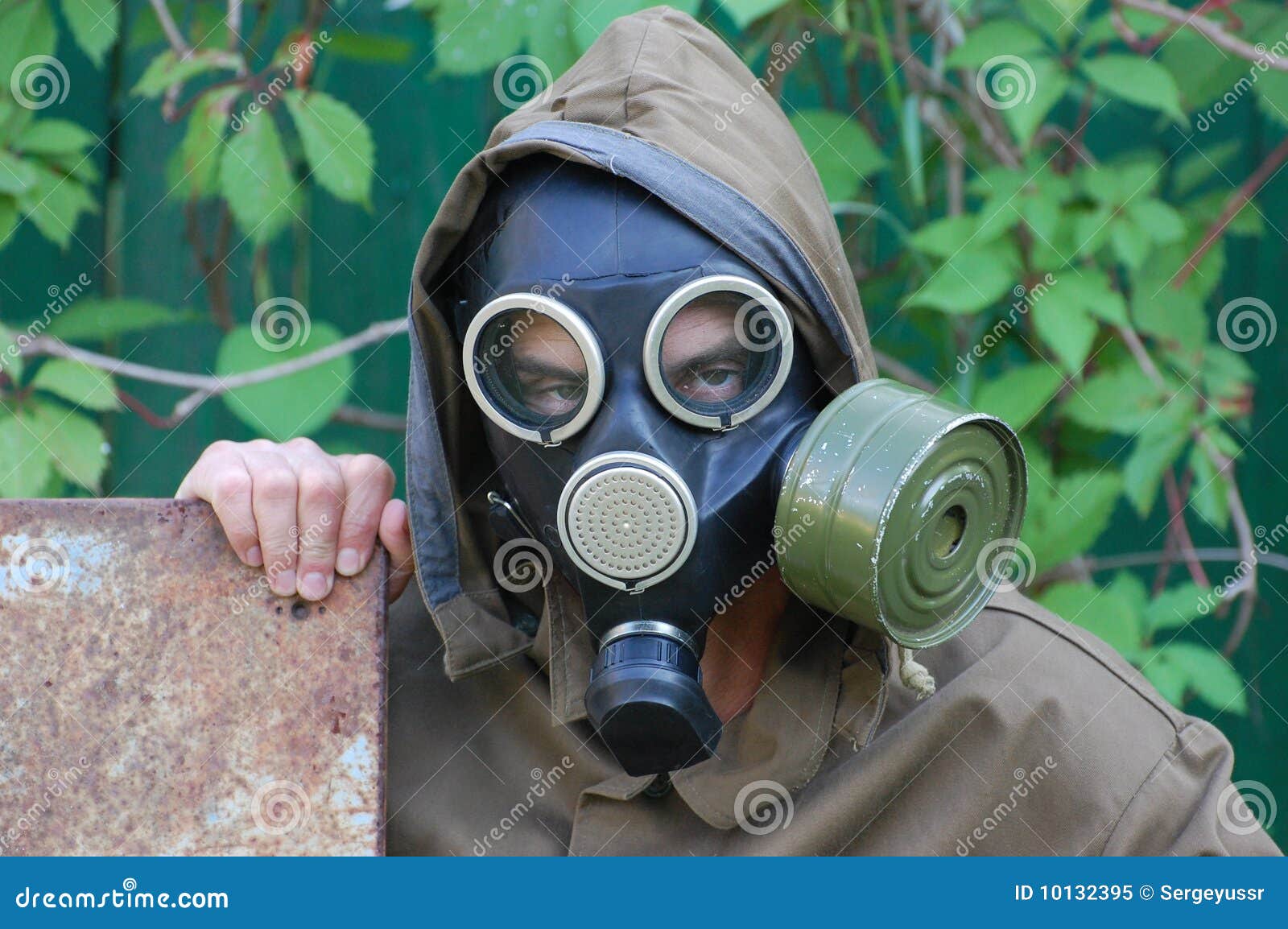 Person in gas mask stock image. Image of disinfect, bacterium - 10132395