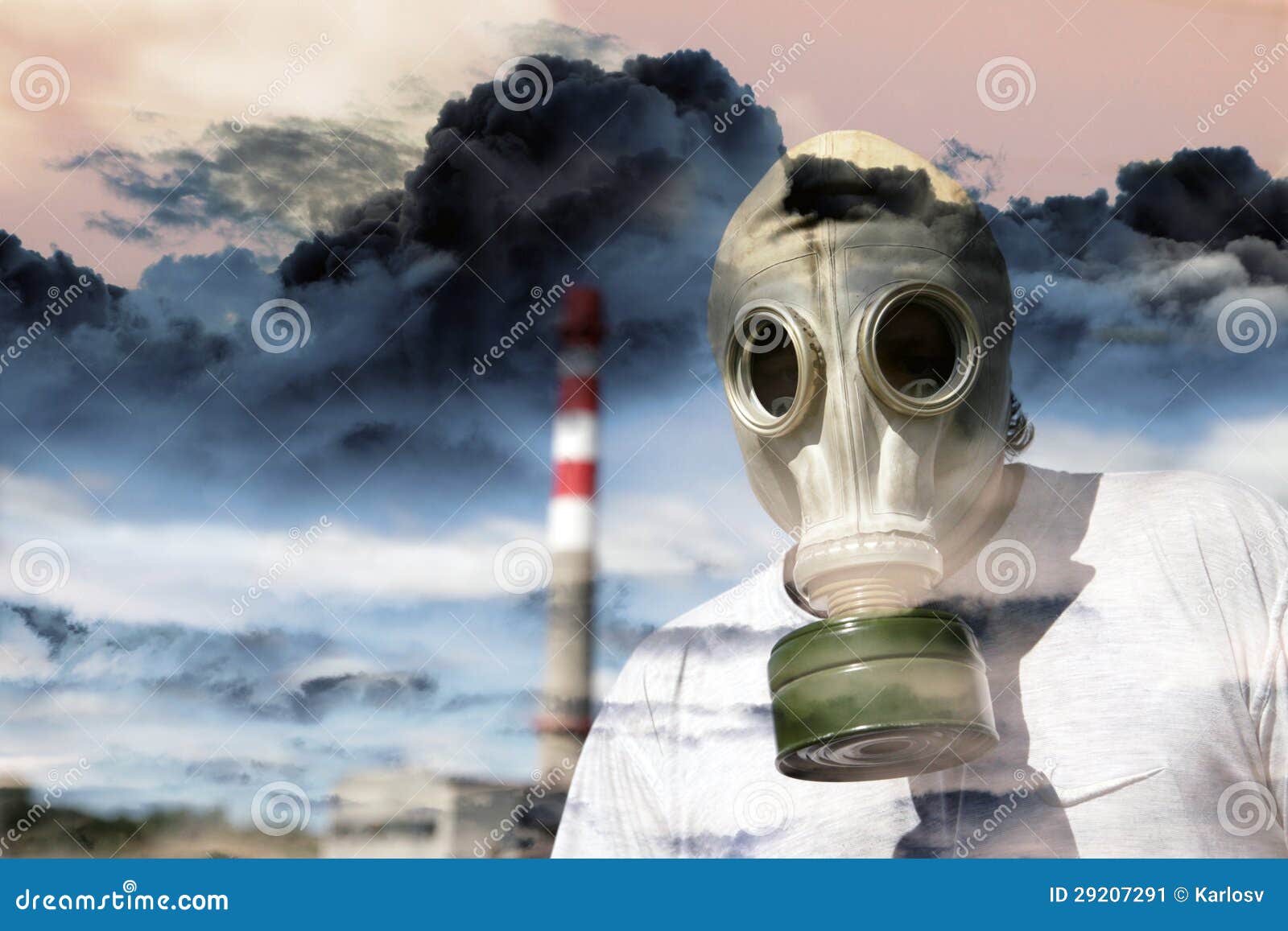 Person in a gas mask stock image. Image of mask, emit - 29207291