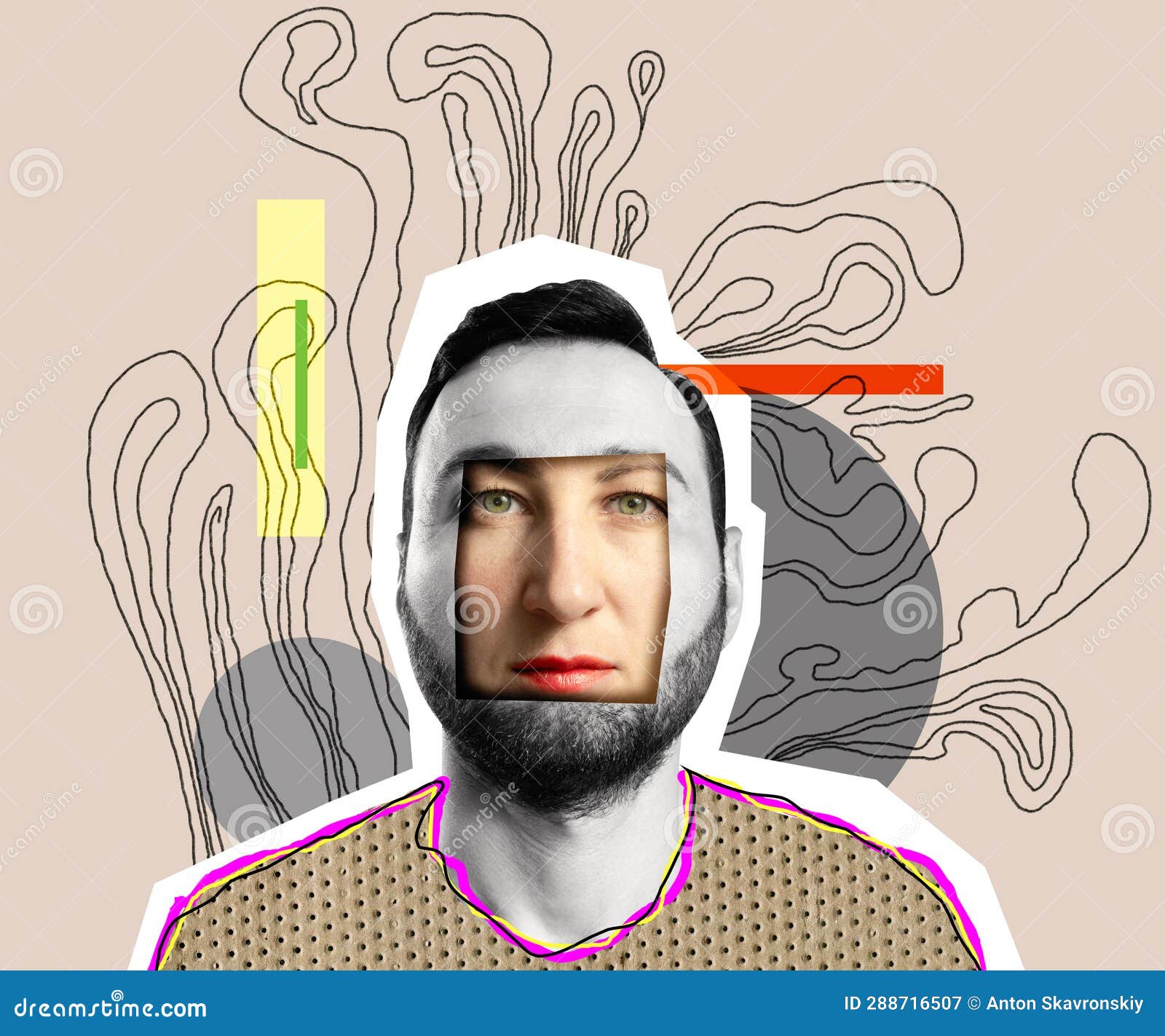 Gender Identity Problem. Concept. Stock Image - Image of psychological ...