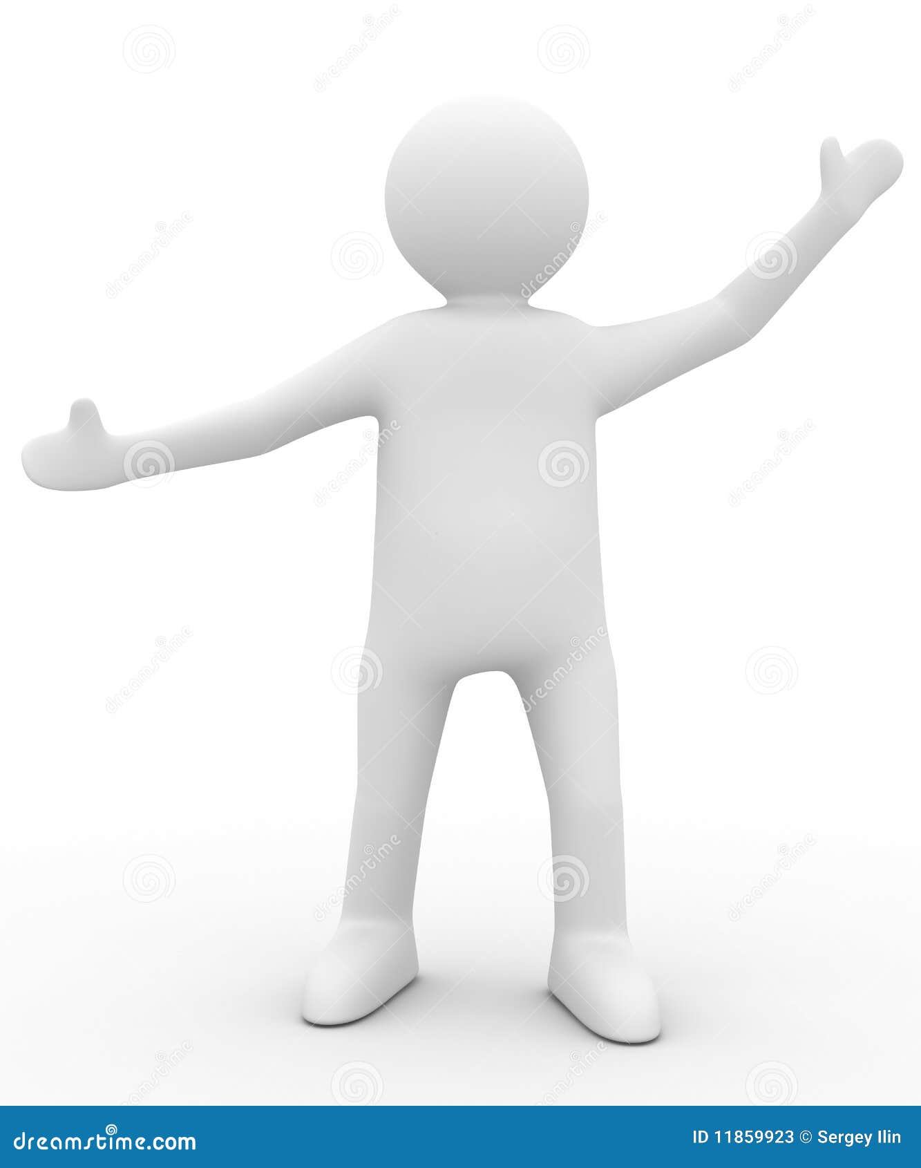 Person in greeting pose stock illustration. Illustration of ...