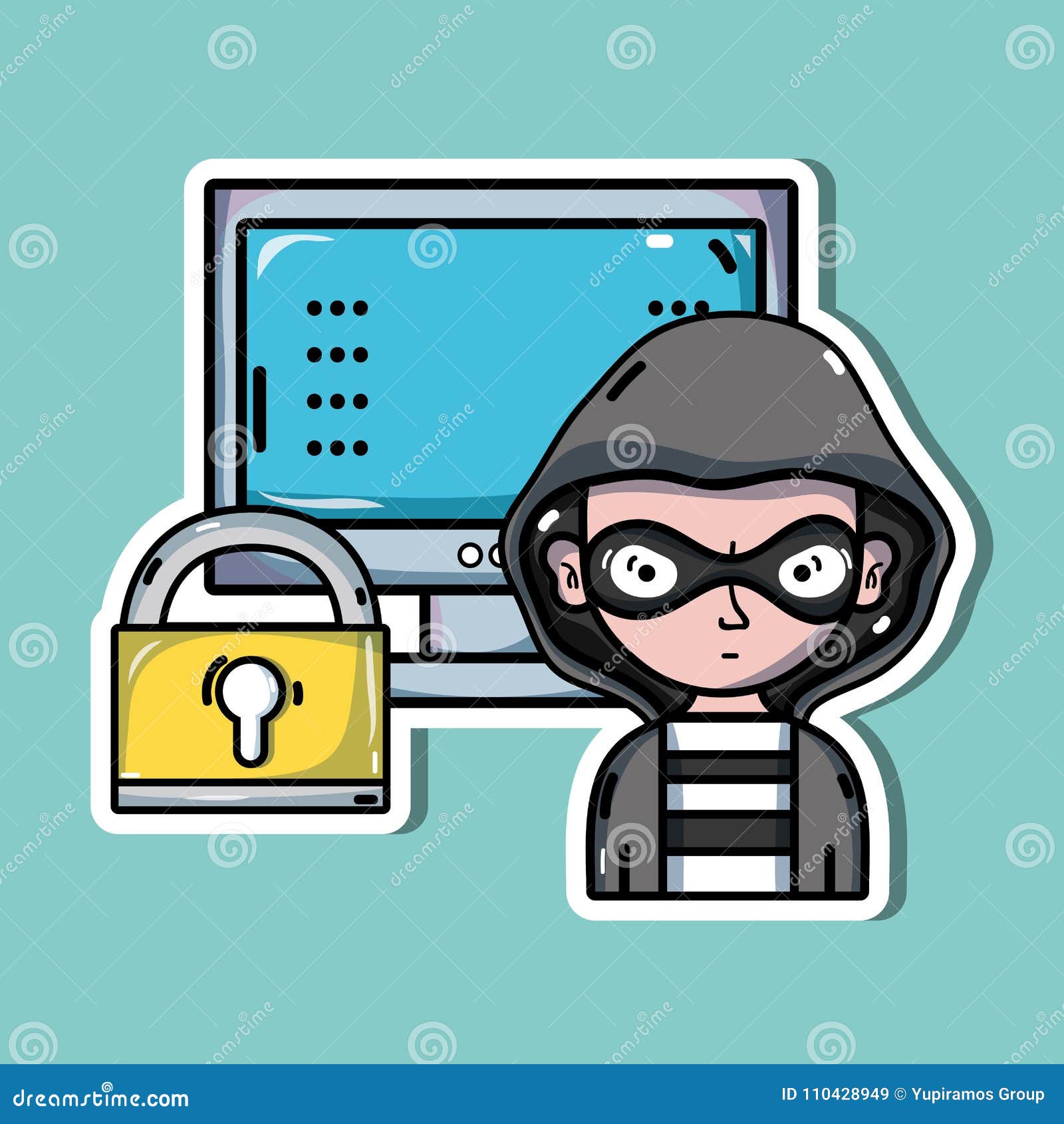Person Hacker To Programmer Virus In The System Stock Vector Illustration Of Hacker
