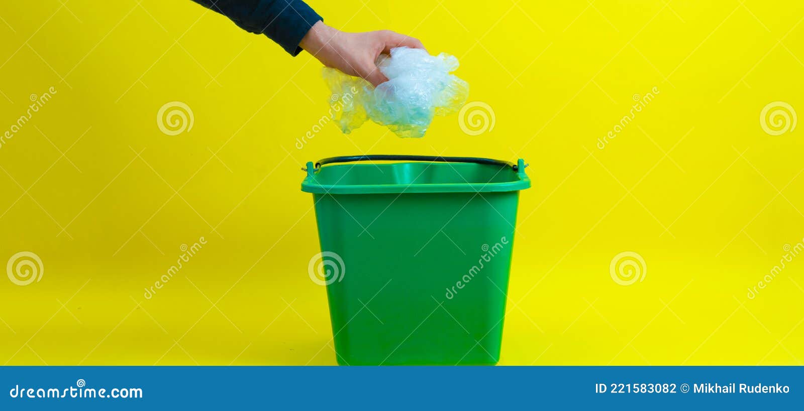 A Person Hand Drop Trash in the Garbage Bin Stock Photo - Image of ...