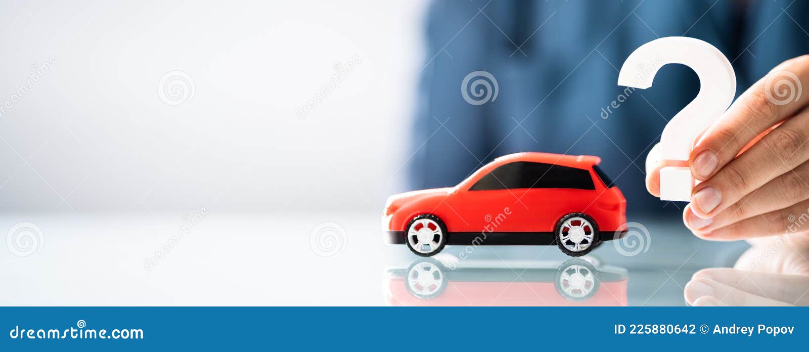 Person Hand Holding Question Mark Next To Car Stock Photo - Image of ...
