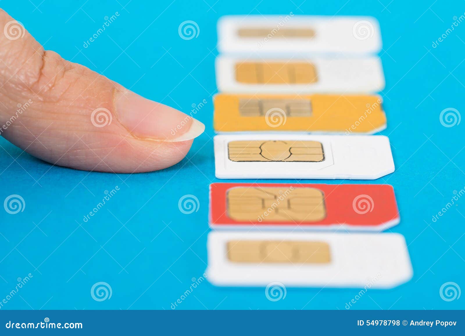 Person Hand Selecting Sim Card Stock Photo - Image of object, equipment ...