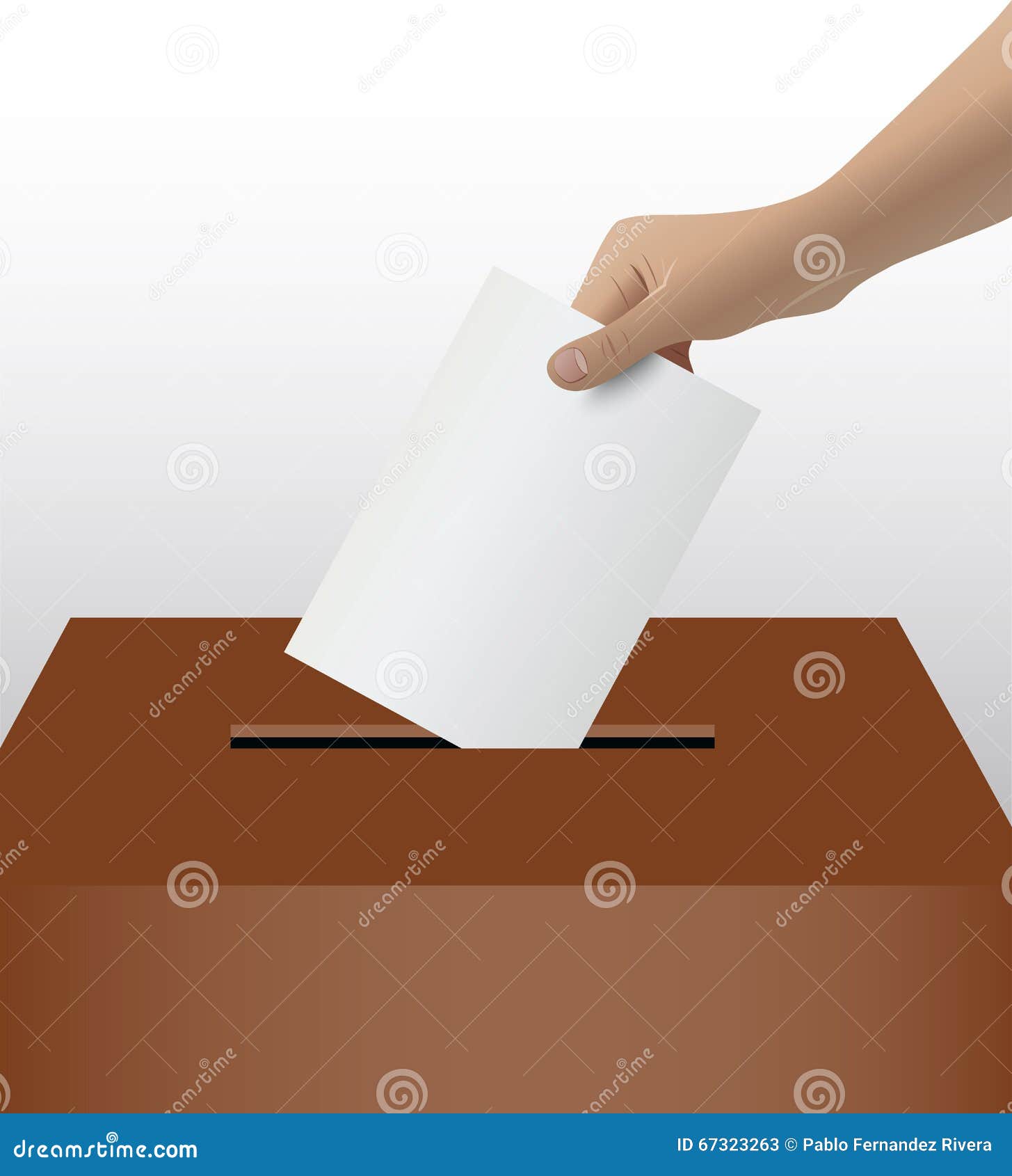 Person Hand Voting stock illustration. Illustration of person - 67323263