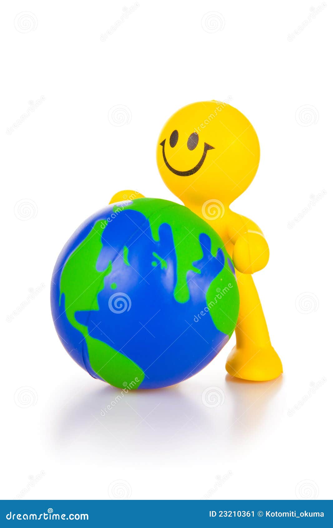 The Person Has Control Over Globe. Stock Image - Image of control ...