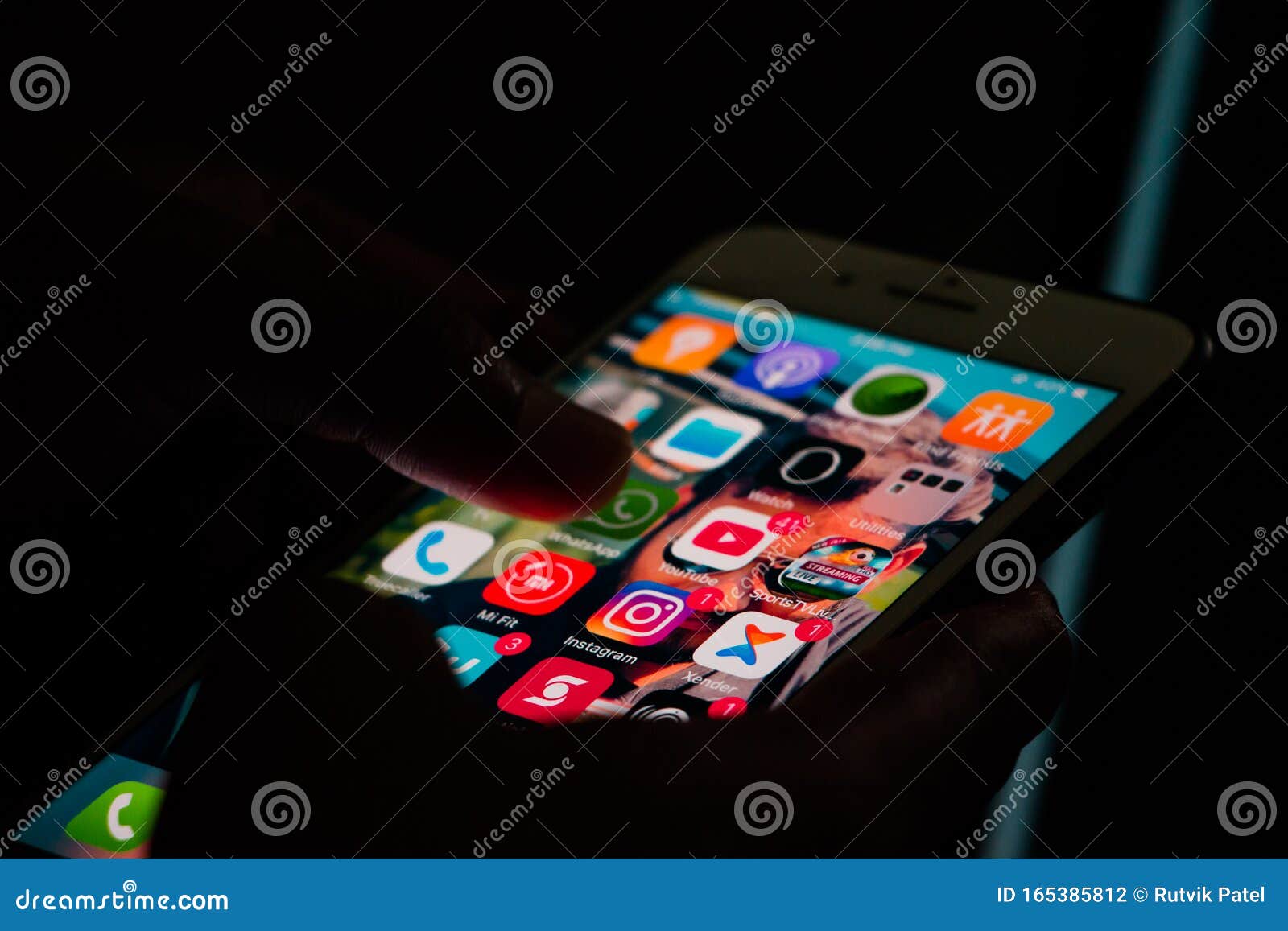 Person Having a Mobile in Hand Editorial Photography - Image of whatapp ...