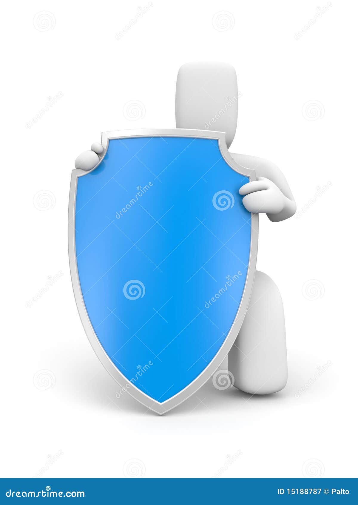 Person hold shield stock illustration. Illustration of object - 15188787