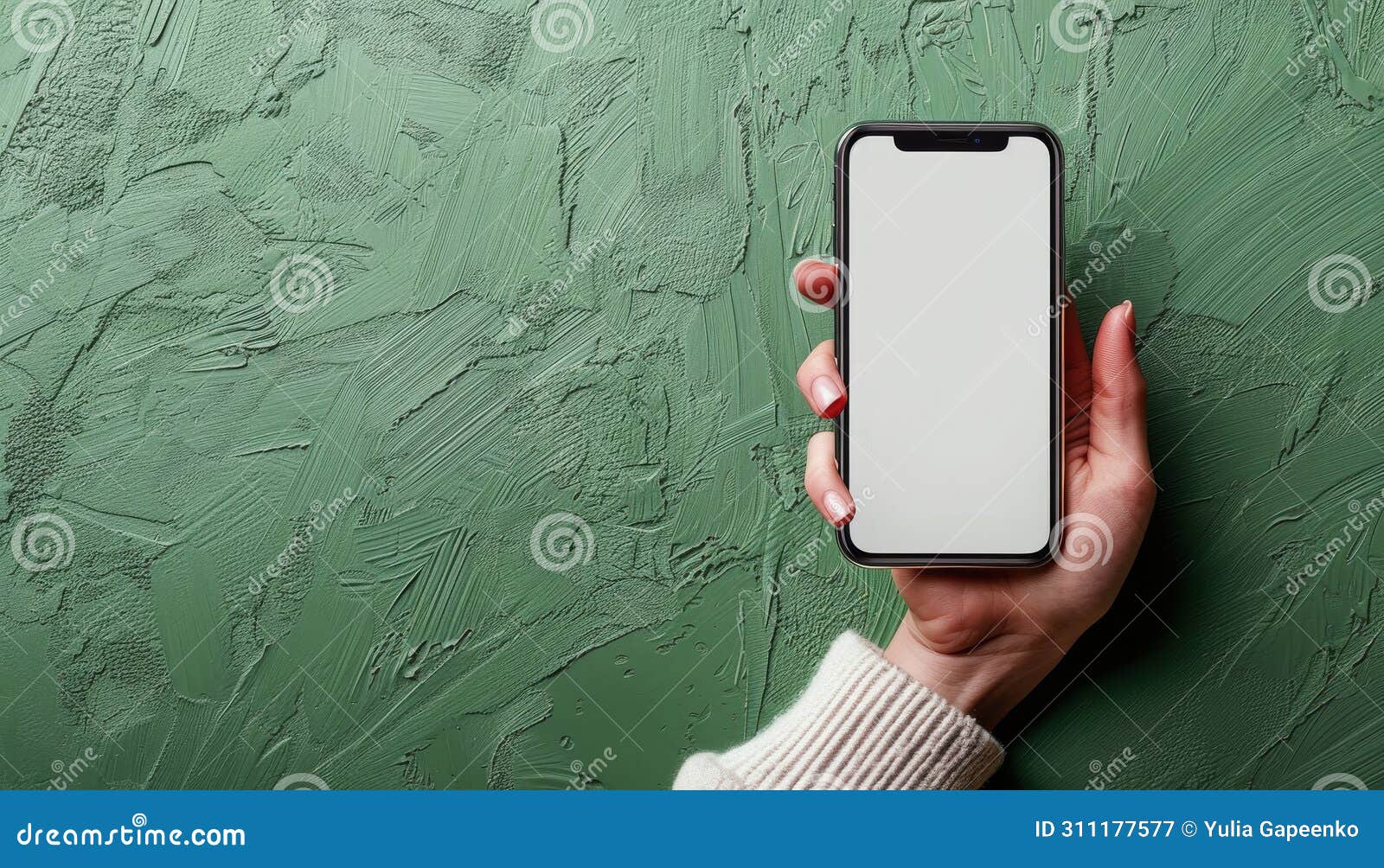 Person Holding Cell Phone stock image. Image of portable - 311177577