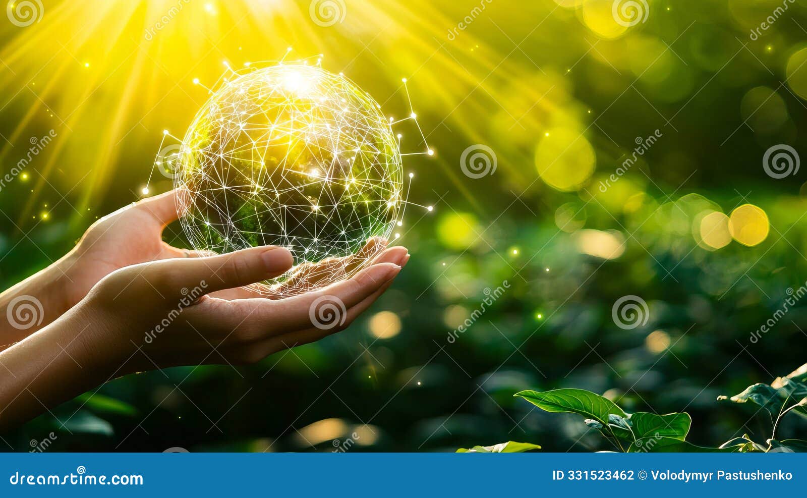 A Person Holding a Glowing Sphere in Their Hands Stock Photo - Image of ...