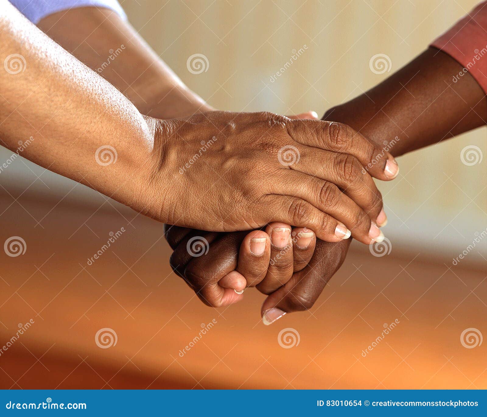 2 Person Holding Hands Picture. Image: 83010654
