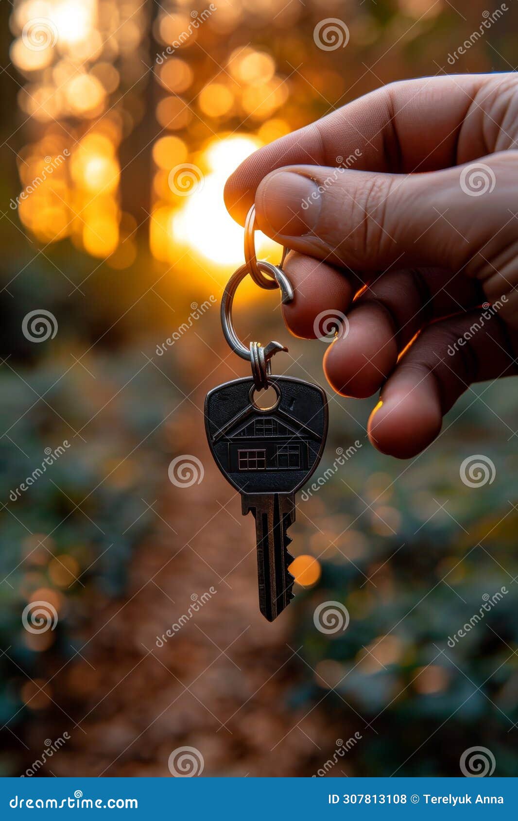 Person Holding House Key in Hand. Stock Illustration - Illustration of ...