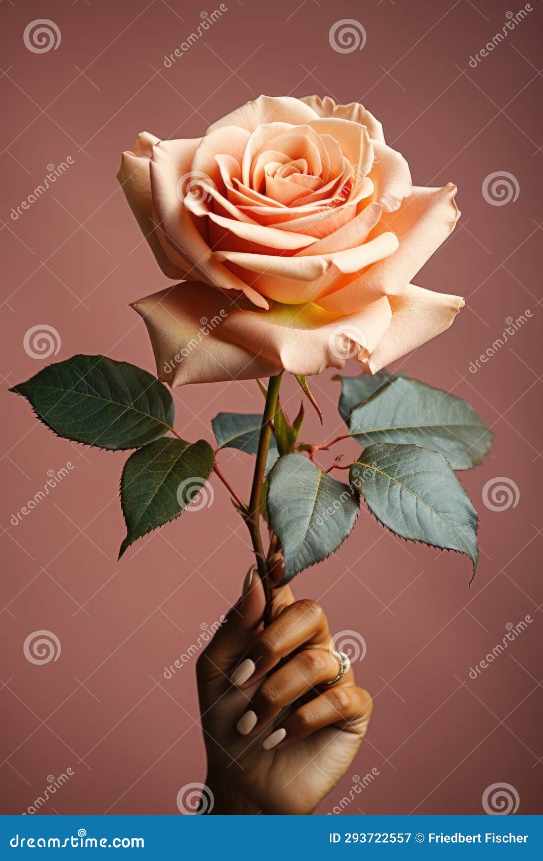 A Person Holding a Rose in Their Hand Stock Image - Image of person ...