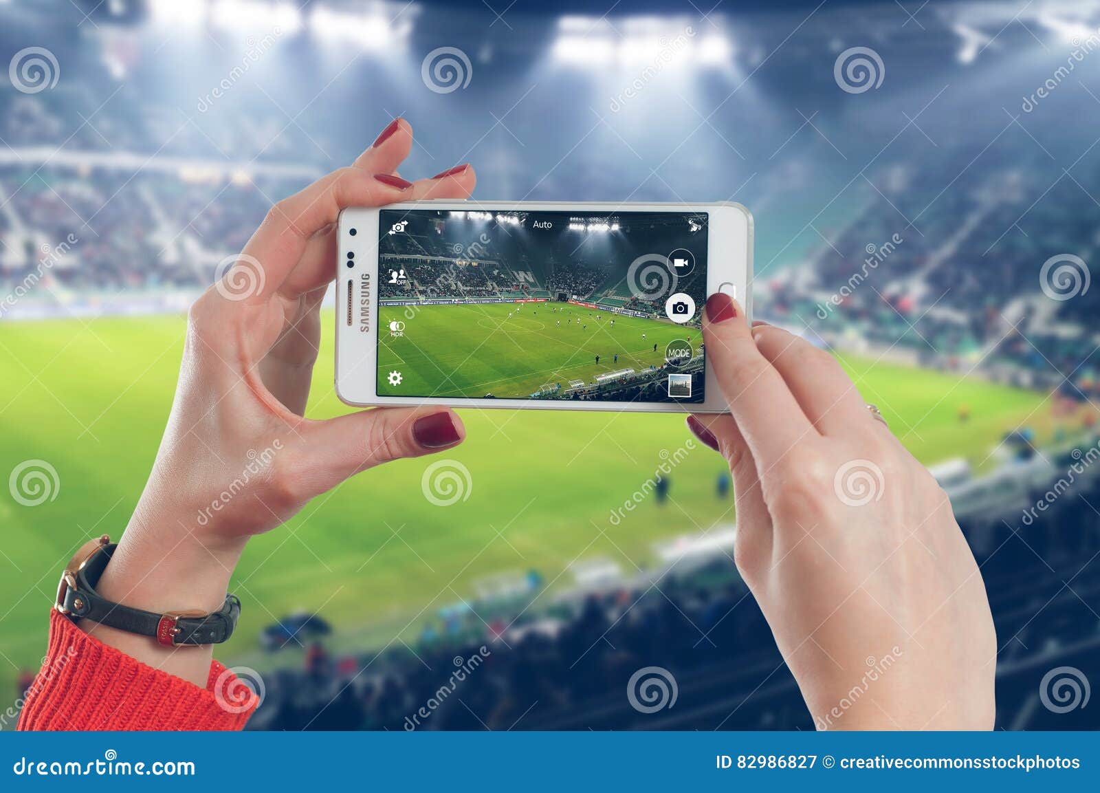 Person Holding Samsung Galaxy Android Smartphone Picture. Image: 82986827