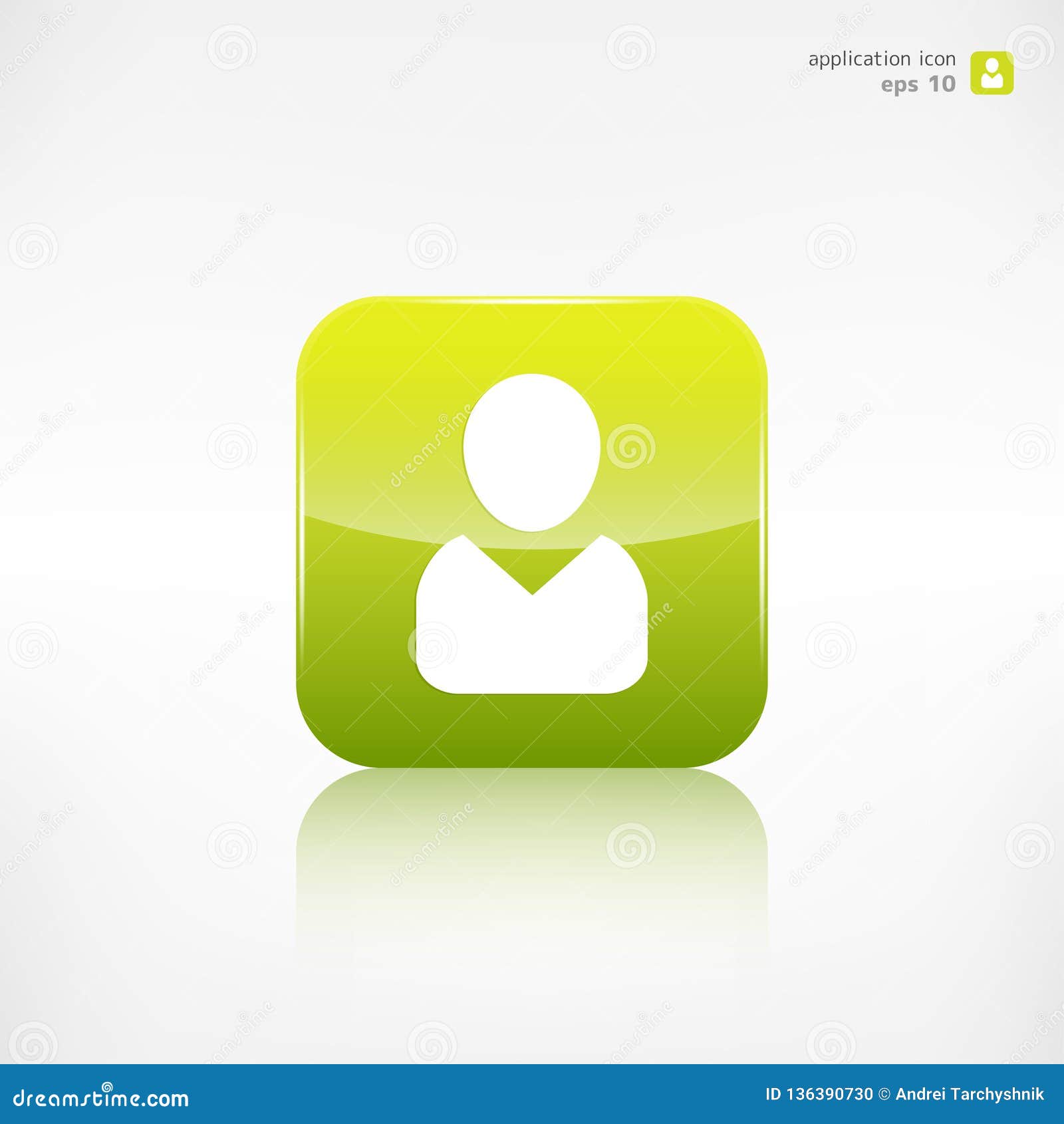 Person Icon. Application Button Vector Illustration. Stock Vector ...