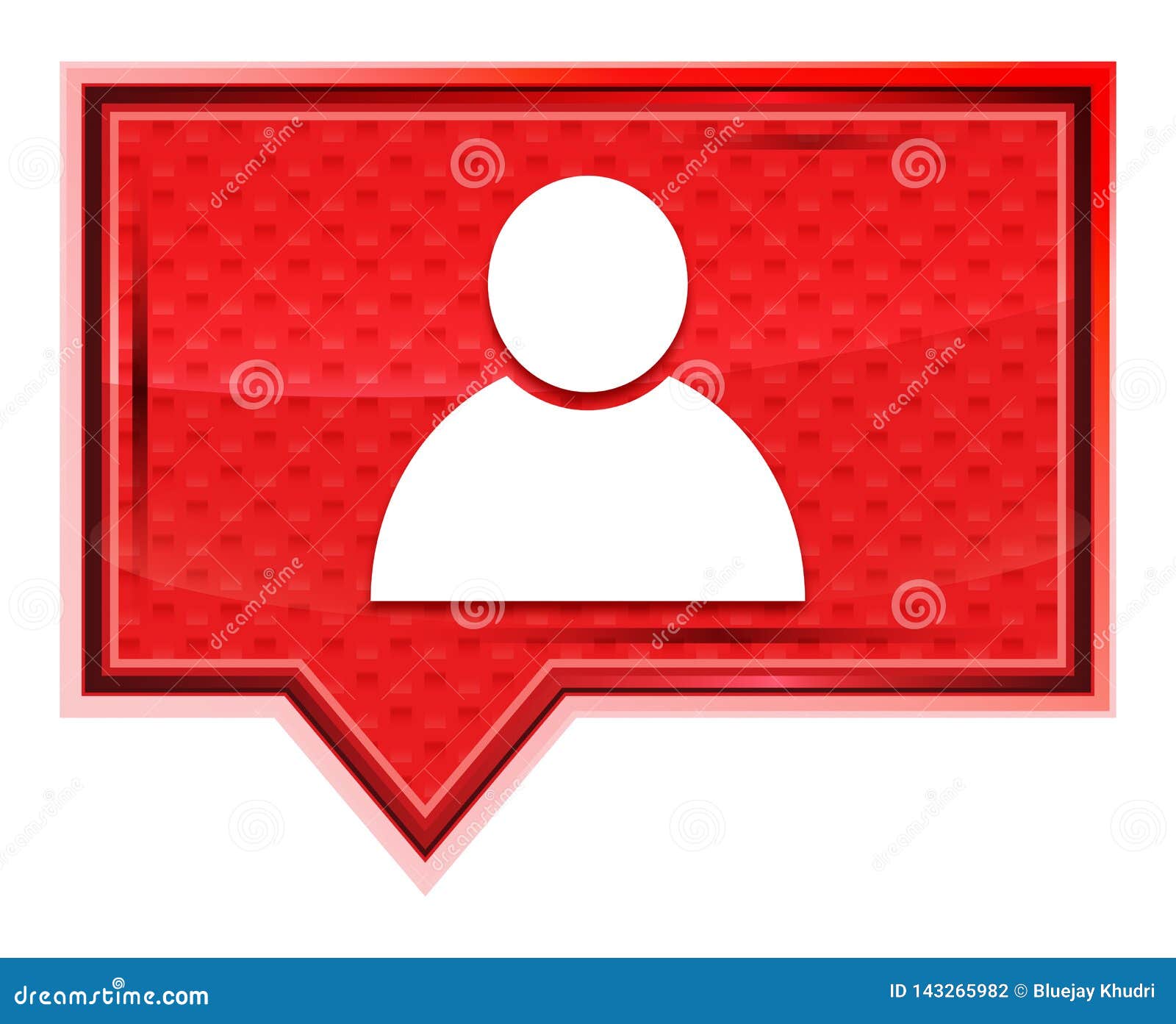 Person Icon Misty Rose Pink Banner Button Stock Illustration ...