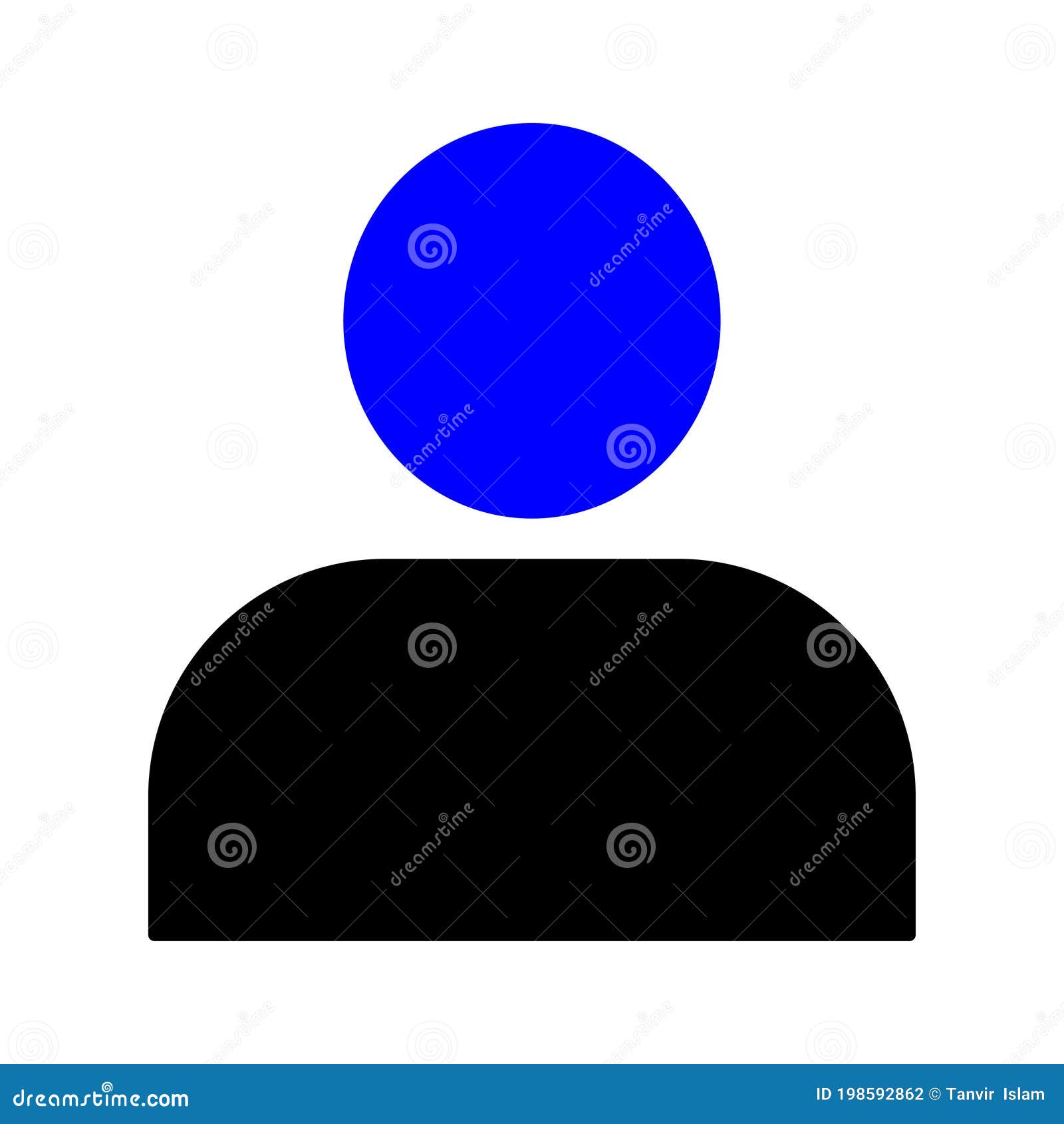 Person Icon,user Profile Avatar Stock Vector - Illustration of glyph ...