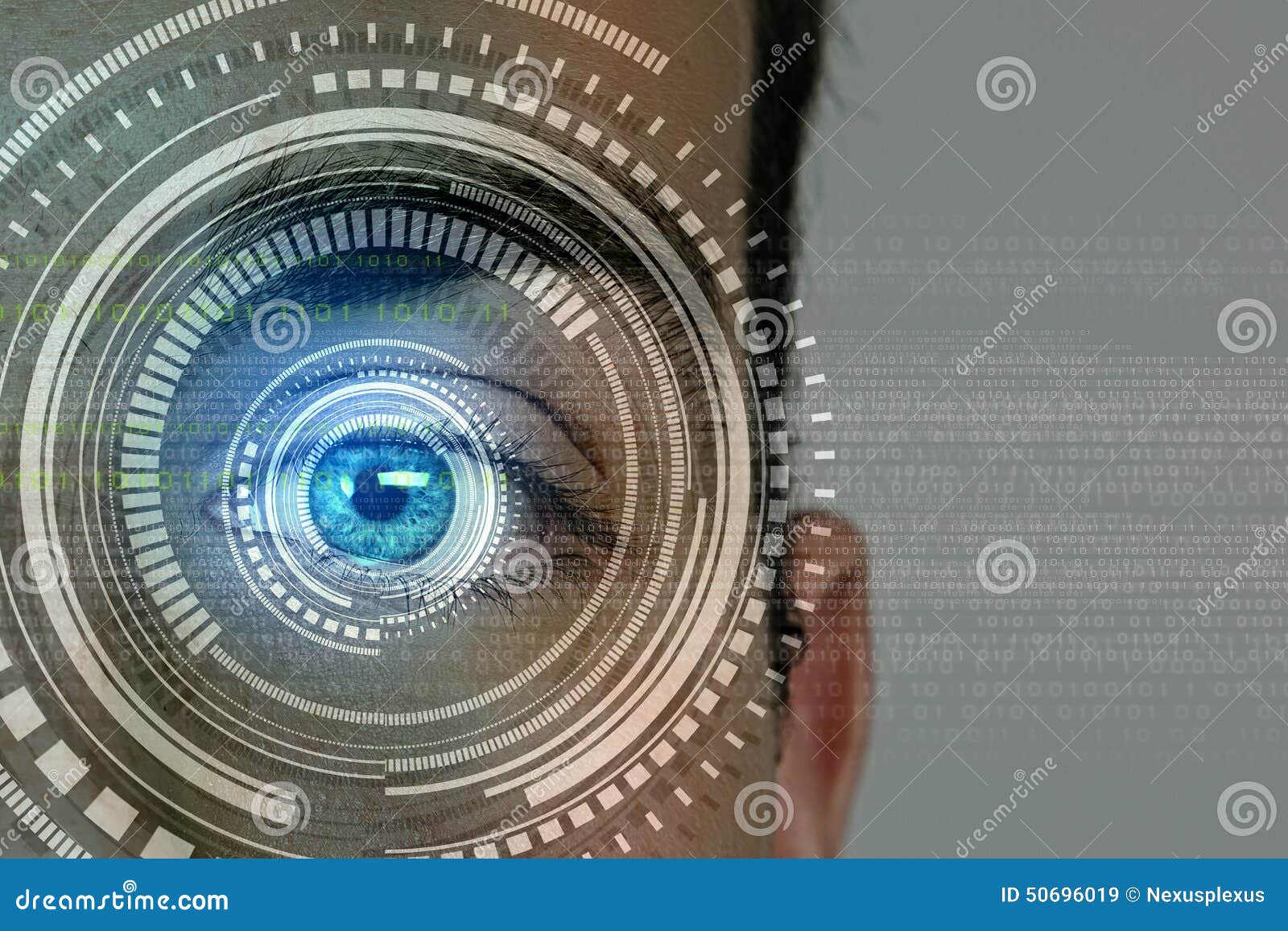 Person identification stock image. Image of iris, system - 50696019