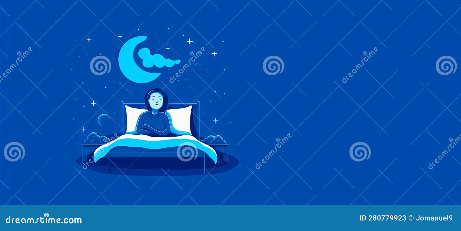 A Person with Insomnia and a Sleep Disorder Characterized by Difficulty ...