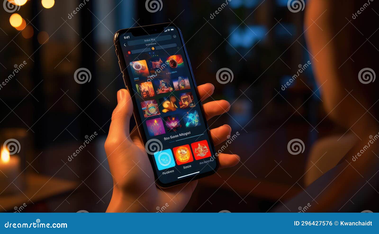 A Person Interacting with a User-friendly and Visually Appealing ...