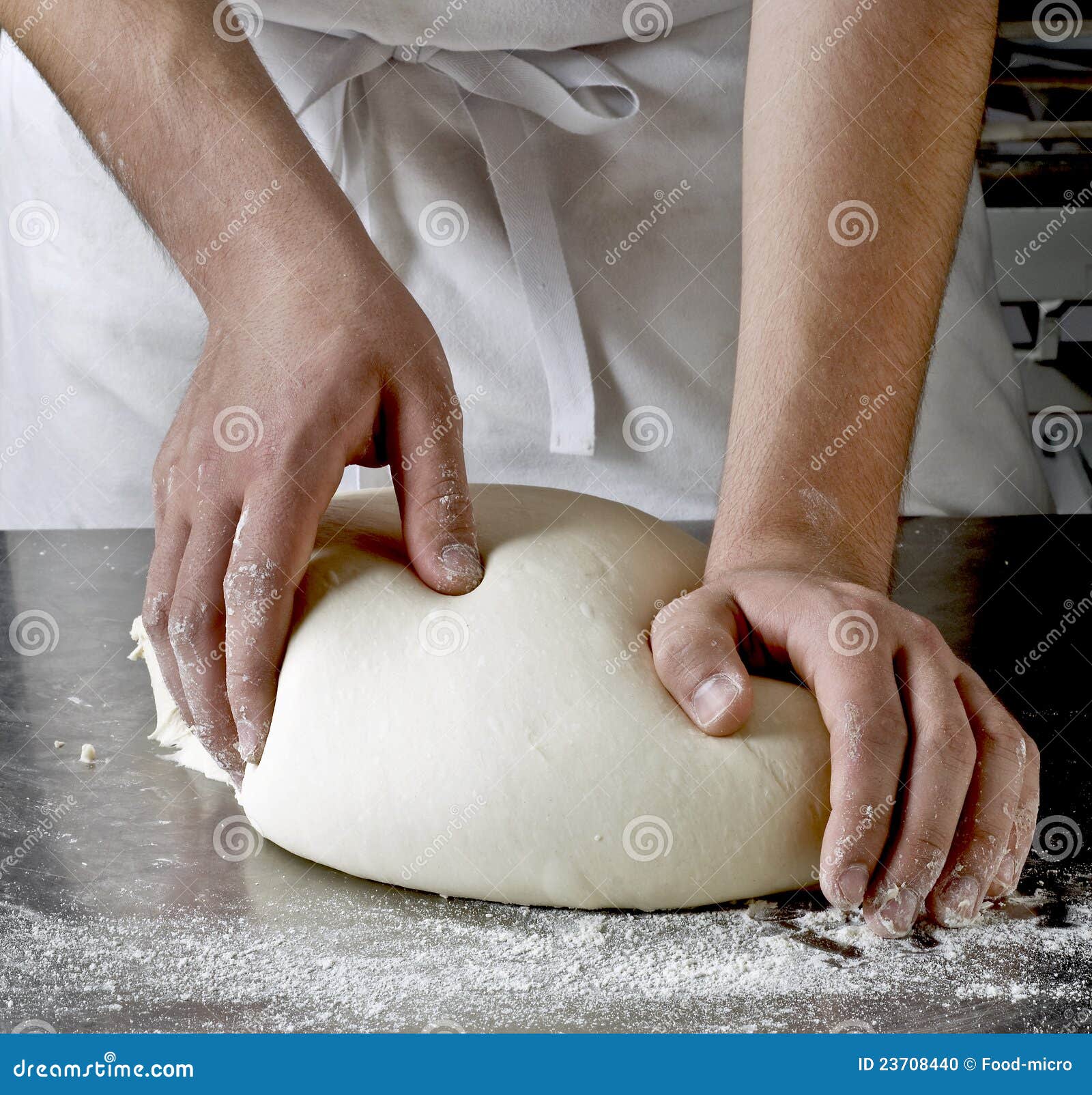 Person kneading dough stock photo. Image of classical - 23708440