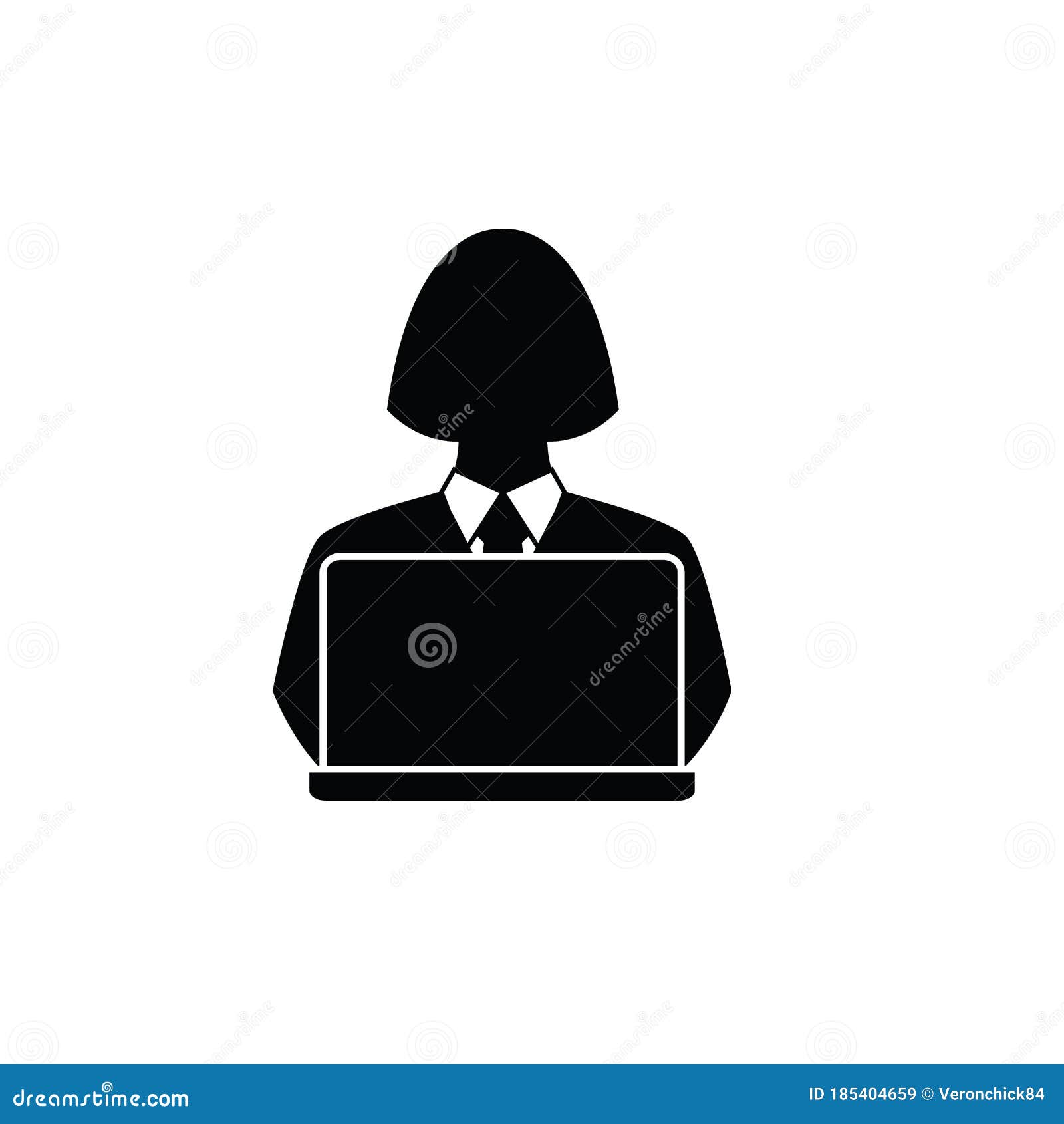 Person Programmer Working On Laptop With Program Code On Screen. Coding And Programming Vector ...