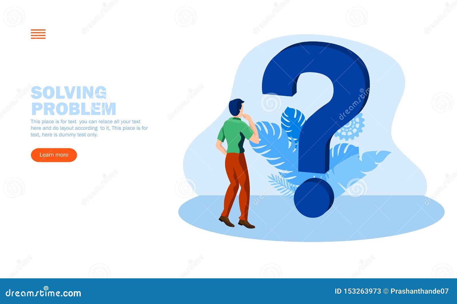 Person Looking at Question Mark Stock Vector - Illustration of male ...