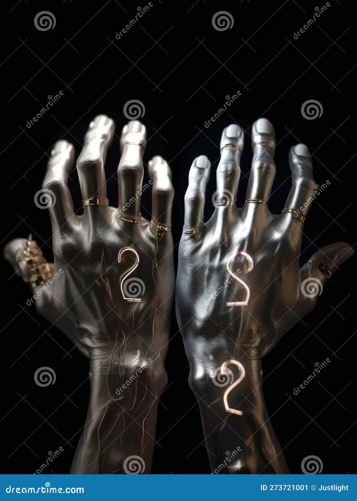 A Person with Metal Hands Indicating the Continuing Evolution of ...