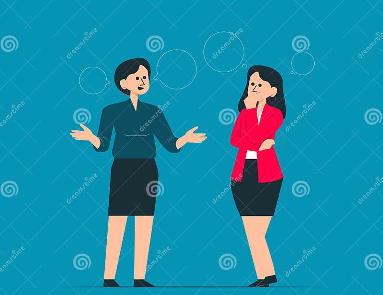 Person with Miscommunication. Communication Problems Vector Concept ...