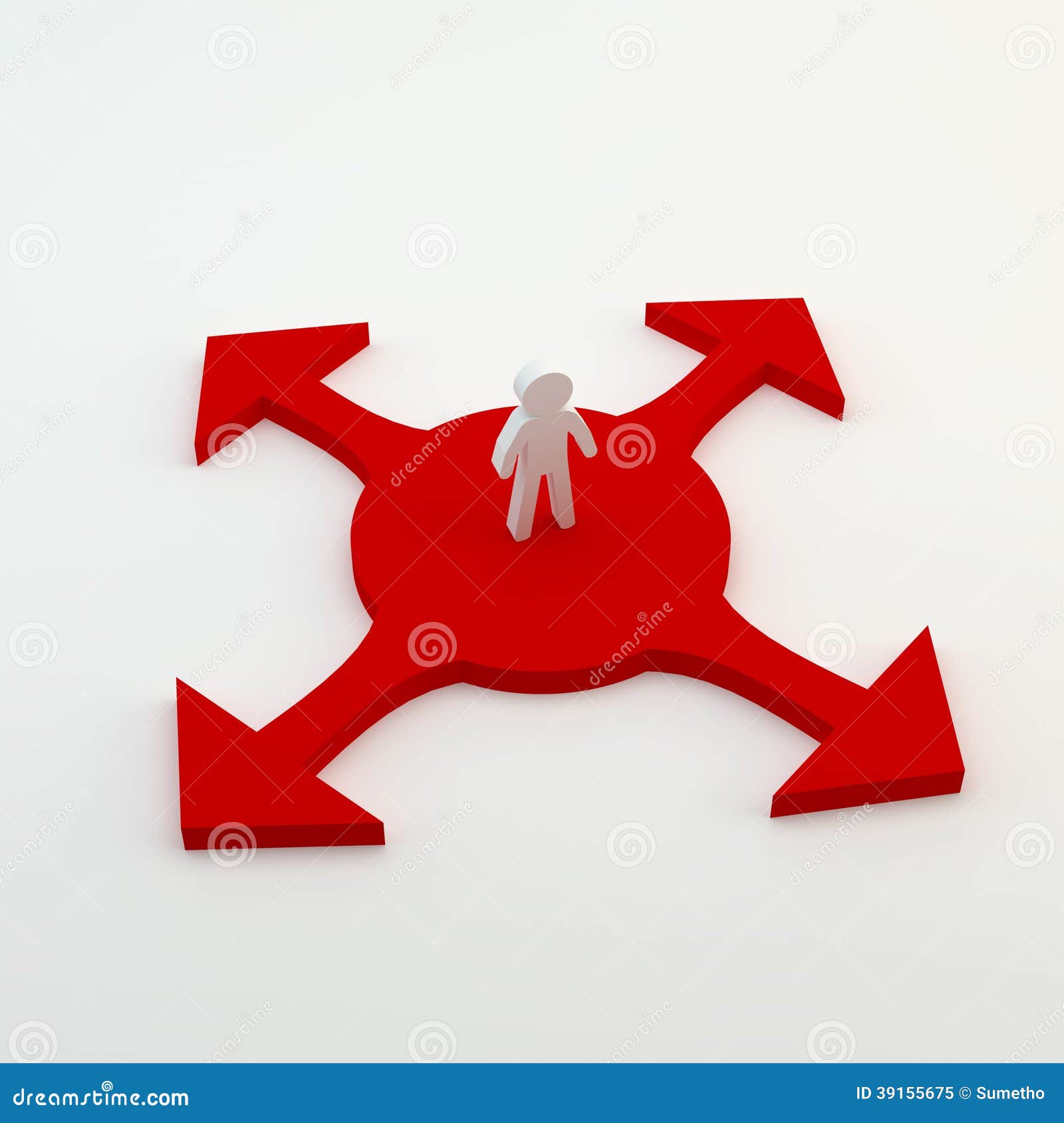 Person mit verlieren stock abbildung. Illustration von geschäft - 39155675