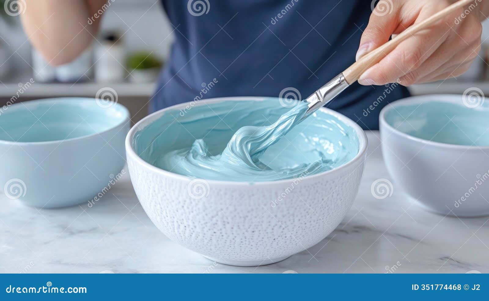 Person Mixing Delicious Acini Di Pepe Pasta With Meatballs And Spinach ...