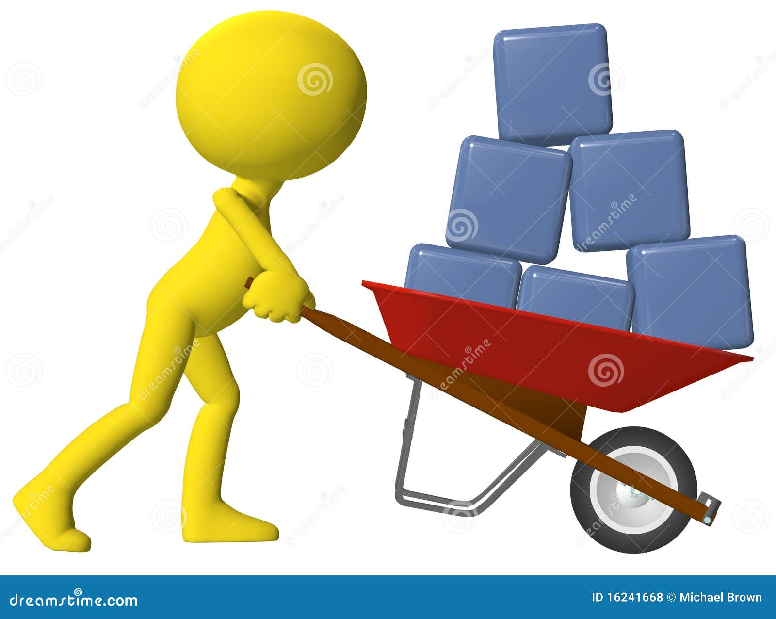 Person Moving Data Cubes Boxes Wheelbarrow Royalty-Free Stock Image ... Person Moving Data Cubes Boxes Wheelbarrow Royalty-Free Stock Image ...
