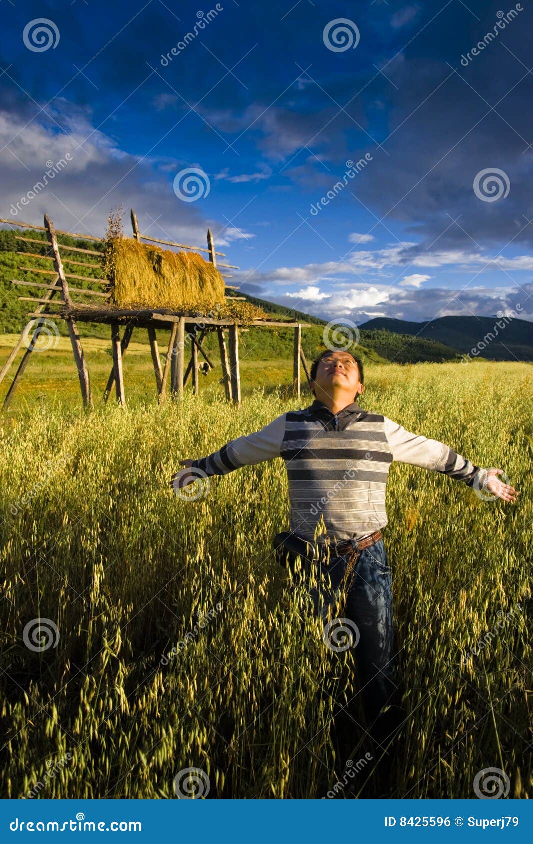 Person and nature stock photo. Image of scenery, harmonious - 8425596