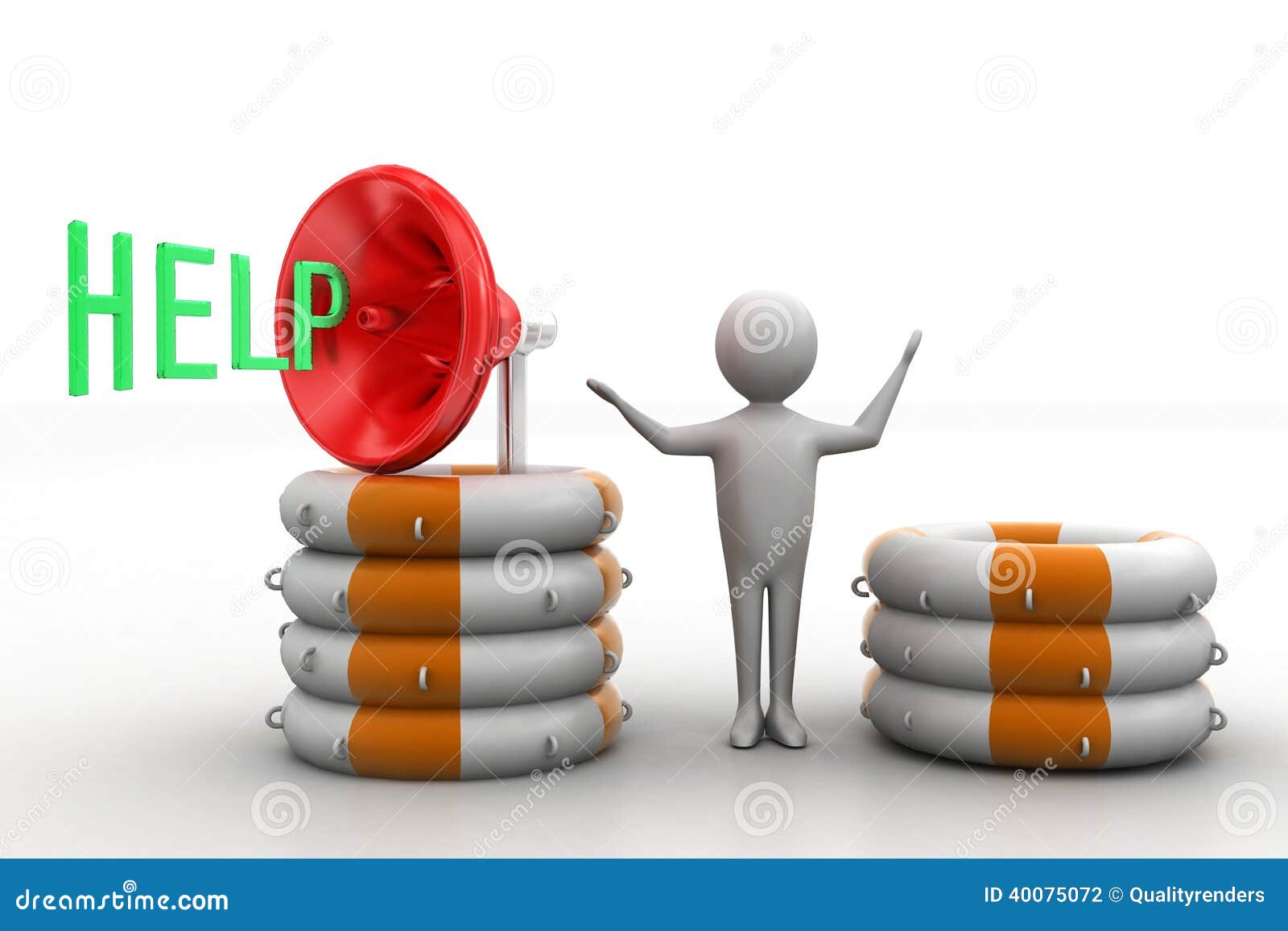 The person needs help stock illustration. Illustration of boating ...