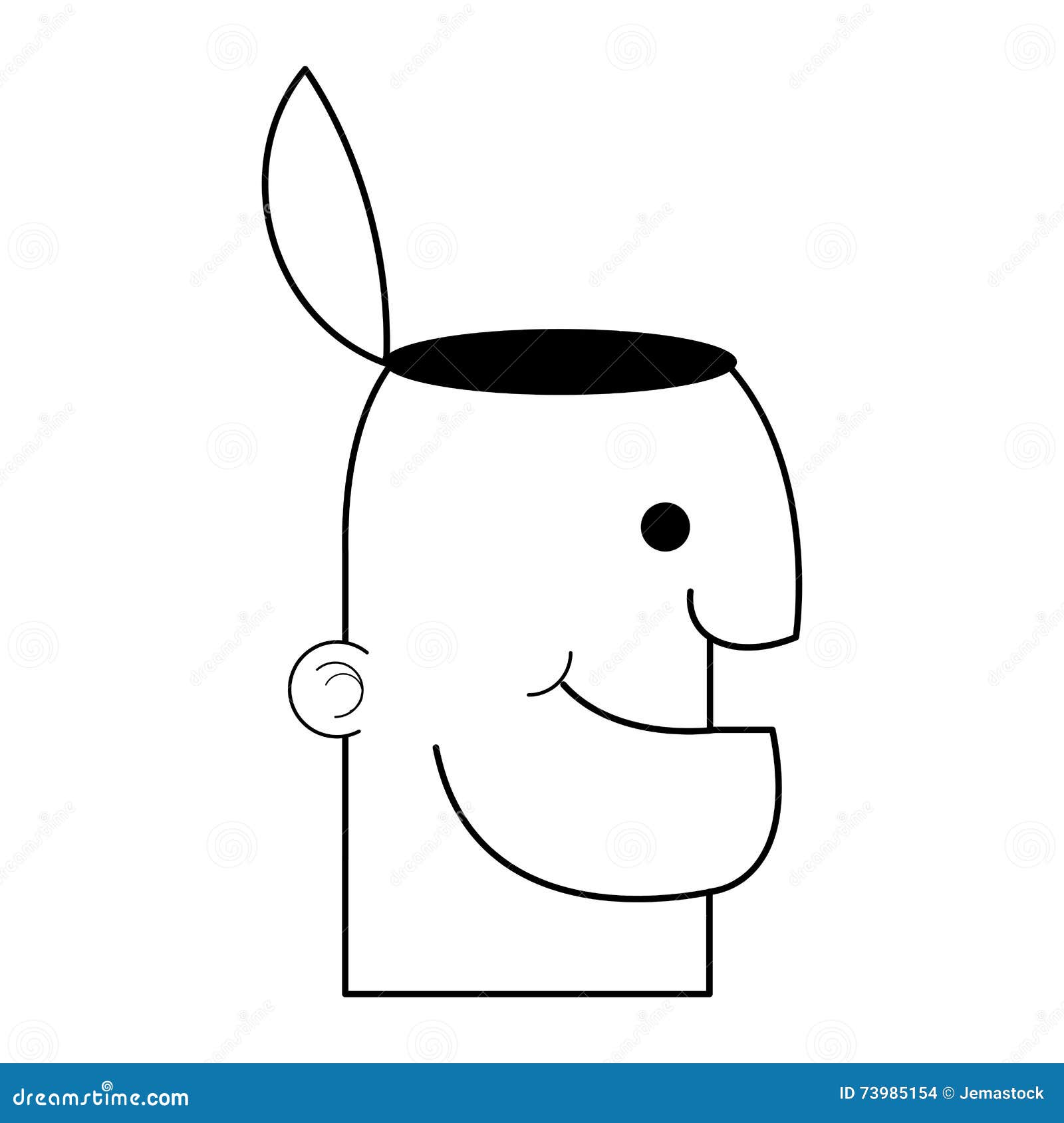 Person with open head icon stock illustration. Illustration of ...