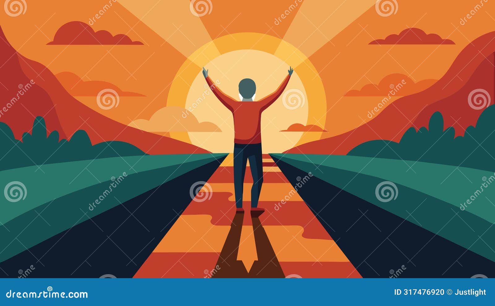 Person Overcoming Obstacle, Vector Cartoon Stick Figure Illustration ...