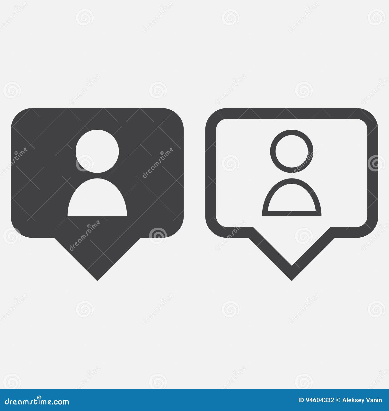 Person Pin Icon Vector Isolated on White. Stock Vector - Illustration ...